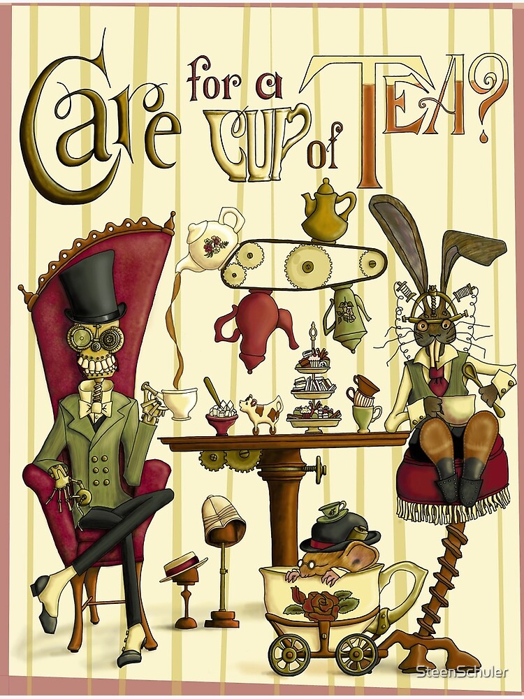 "Steampunk Mad Hatter Tea Party with March Hare and Dormouse ...