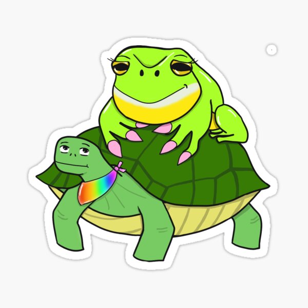"Pride Turtle and Frog " Sticker for Sale by VinceIsaiah | Redbubble