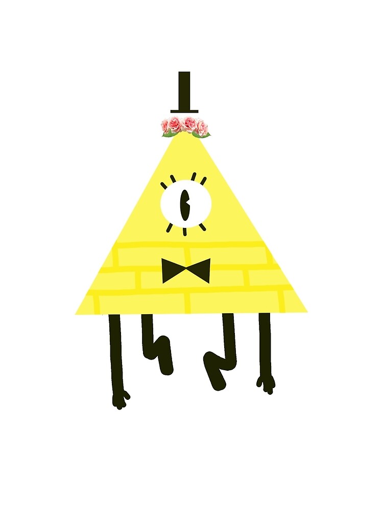 "Gravity Falls Bill Cipher (Flower Crown)" Metal Print by blueecofreak ...