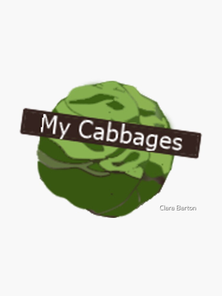 "Avatar Cabbage Man Sticker" Sticker for Sale by groverthepotato ...