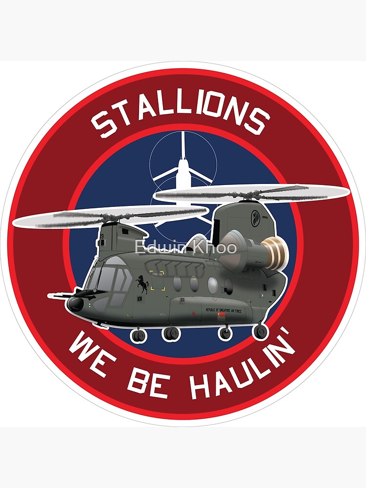 "RSAF CH-47 Chinook" Poster for Sale by Edwin Khoo | Redbubble