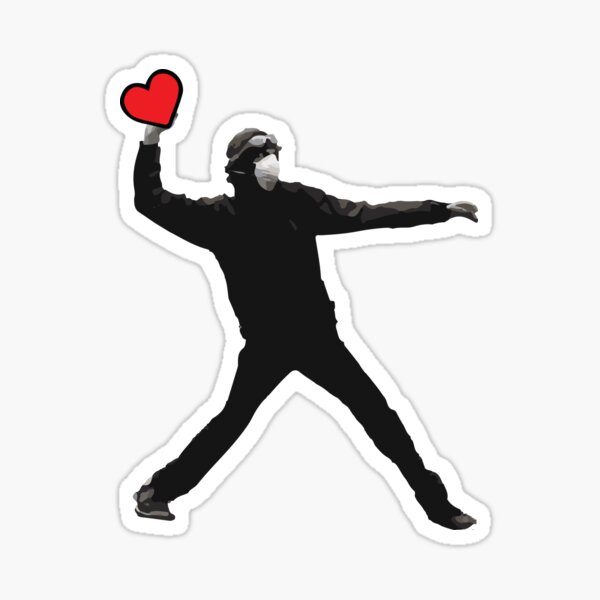 "Rage: The likes Thrower" Sticker for Sale by noelipina | Redbubble