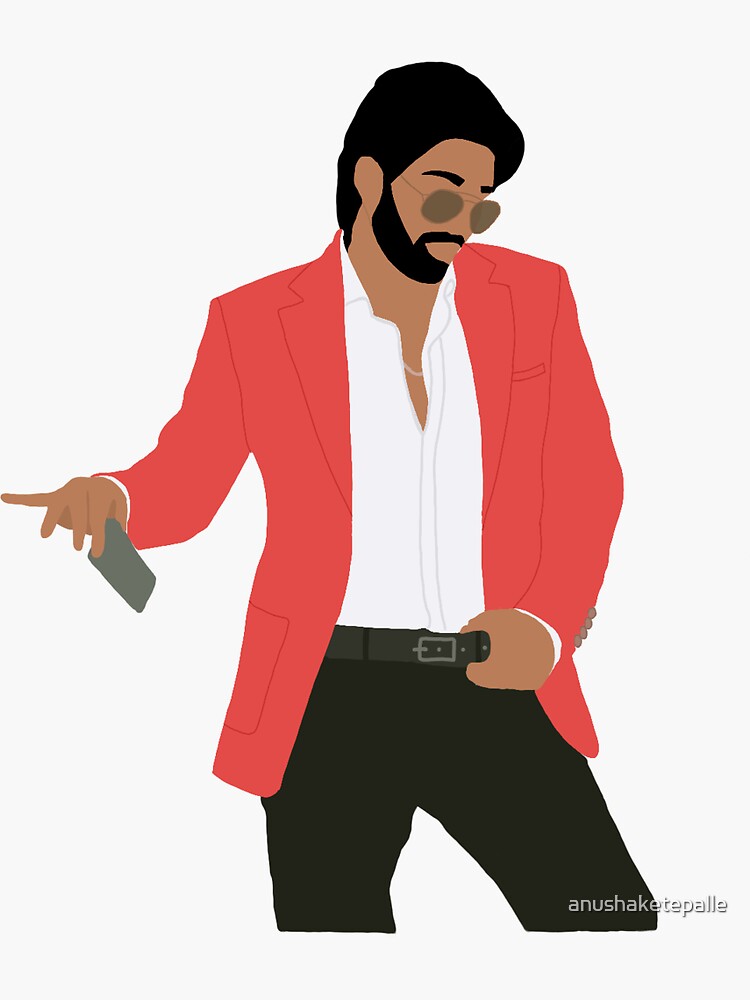 "Allu Arjun" Sticker for Sale by anushaketepalle | Redbubble