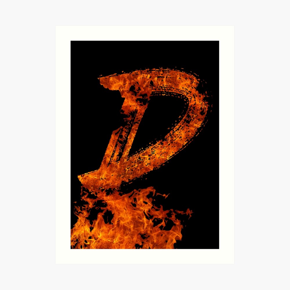Letter D Fire Logo