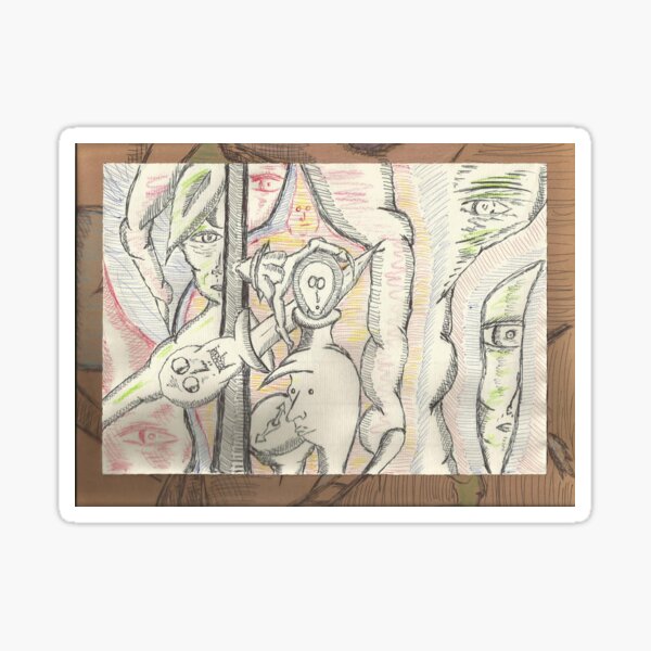 "usual suspects" Sticker for Sale by wormink | Redbubble