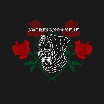 "nothing,nowhere. Logo Design" Sticker for Sale by Hannaaz | Redbubble