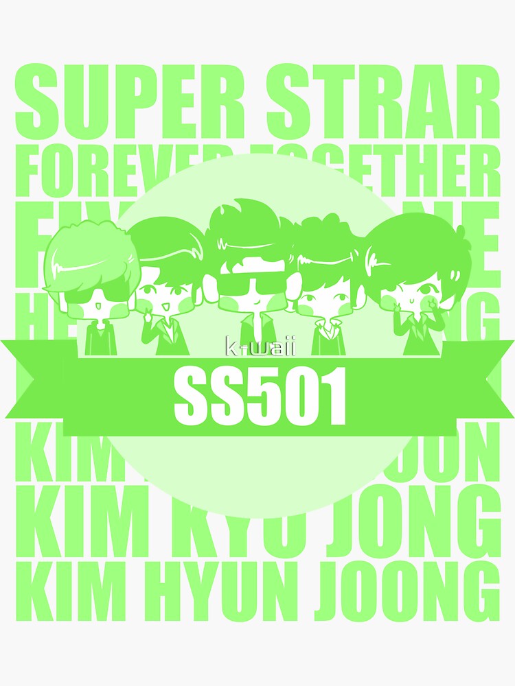 "SS501 Chibi" Sticker for Sale by k-waii | Redbubble