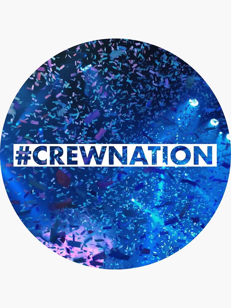 "#CREWNATION with concert confetti! [100% of proceeds go to Crew Nation ...