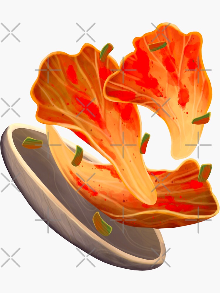 "Kimchi" Sticker for Sale by rawmawr | Redbubble