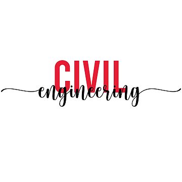 "civil engineering" Sticker for Sale by hyallthetime | Redbubble