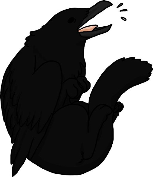 "Crow gryphon" by Kirawr | Redbubble