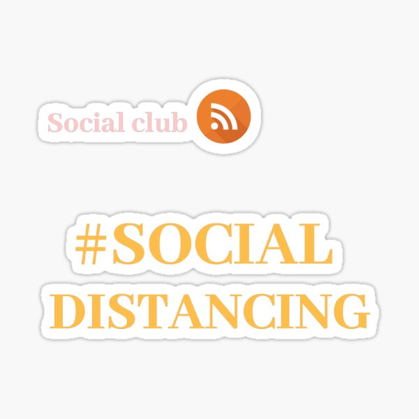 "Social club social distancing funny anti social customisable design ...