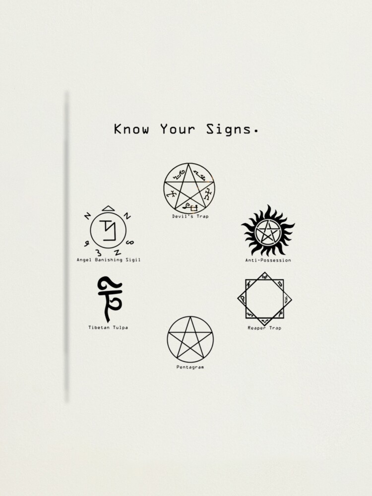 "Know Your Signs" Photographic Print for Sale by bitchfacesam | Redbubble