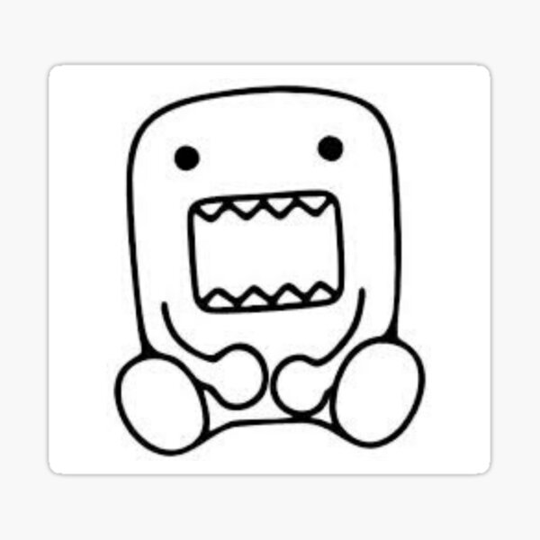 "Domo-Kun" Sticker for Sale by Sergey99 | Redbubble