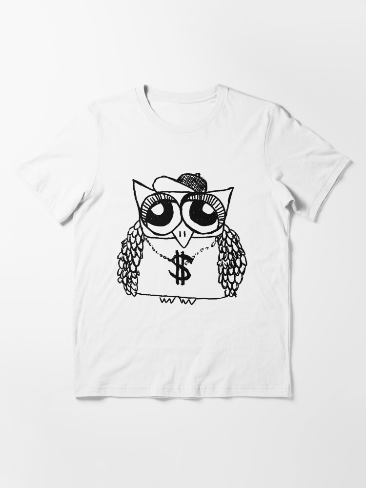 "Gangster Owl" Essential T-Shirt for Sale by annieclayton | Redbubble