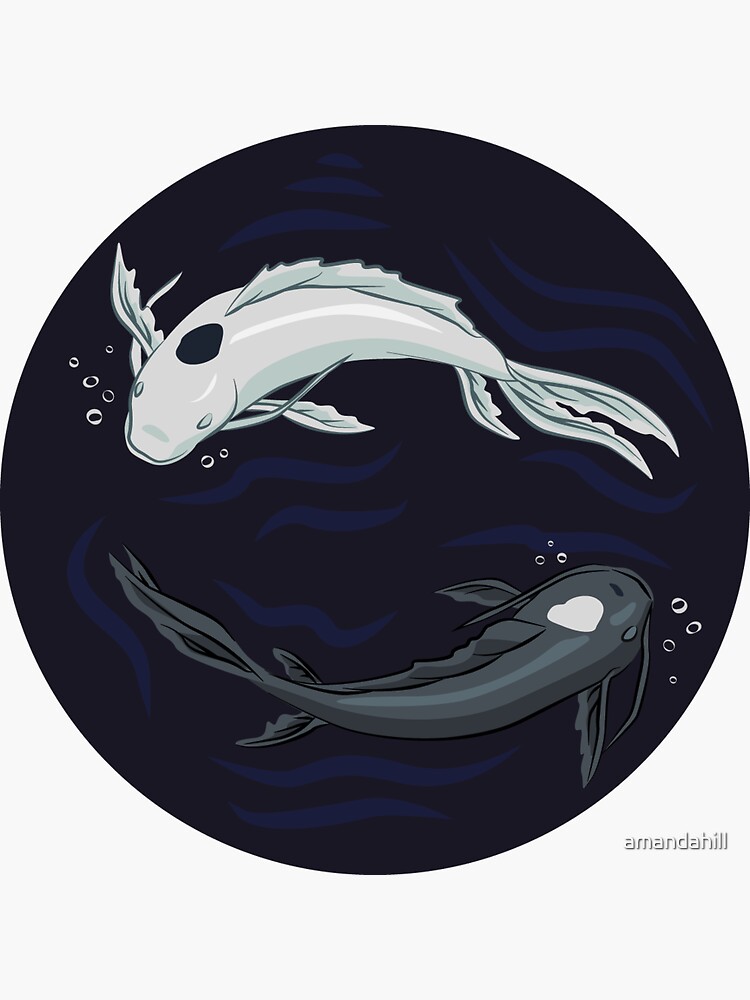 "Avatar Koi Fish" Sticker for Sale by amandahill | Redbubble