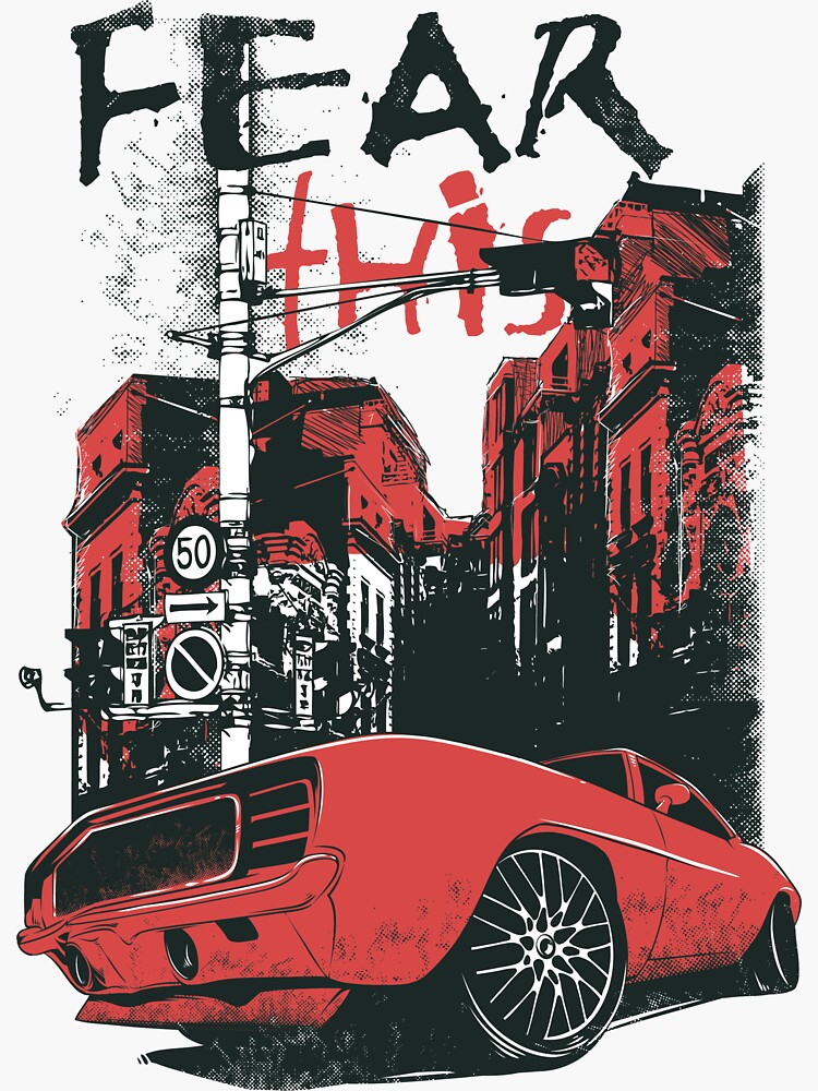 "Fear this" Sticker for Sale by Mohamedlapa | Redbubble
