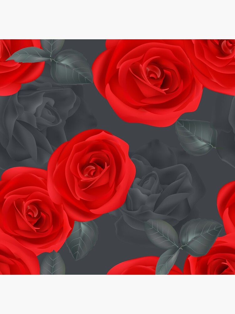 "Rose red color" Poster for Sale by WeeraS | Redbubble