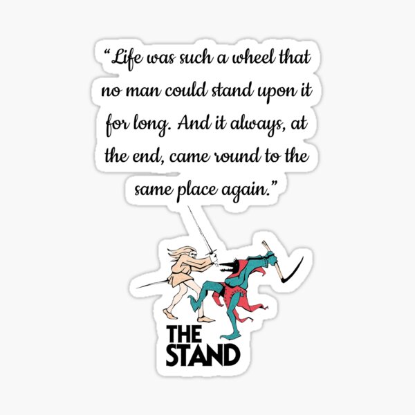 "the stand - stephen king" Sticker by chuckshurley | Redbubble