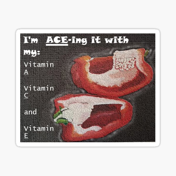 "Acrylic Capsicum Meme" Sticker for Sale by NavneetArora | Redbubble