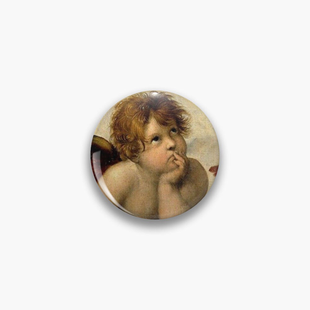 "Bored Angels, Raffaello Sanzio Raphael, Two Cherubs (detail of the ...