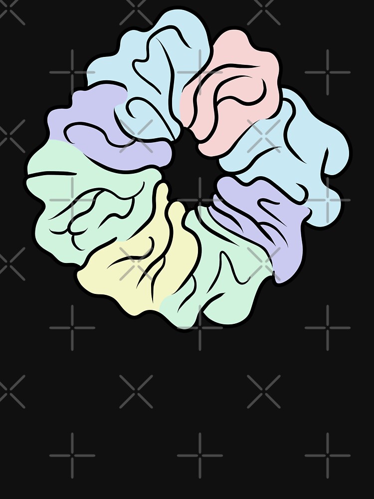 "Scrunchie Chic Colorful Hair Scrunchy" T-shirt for Sale by ...