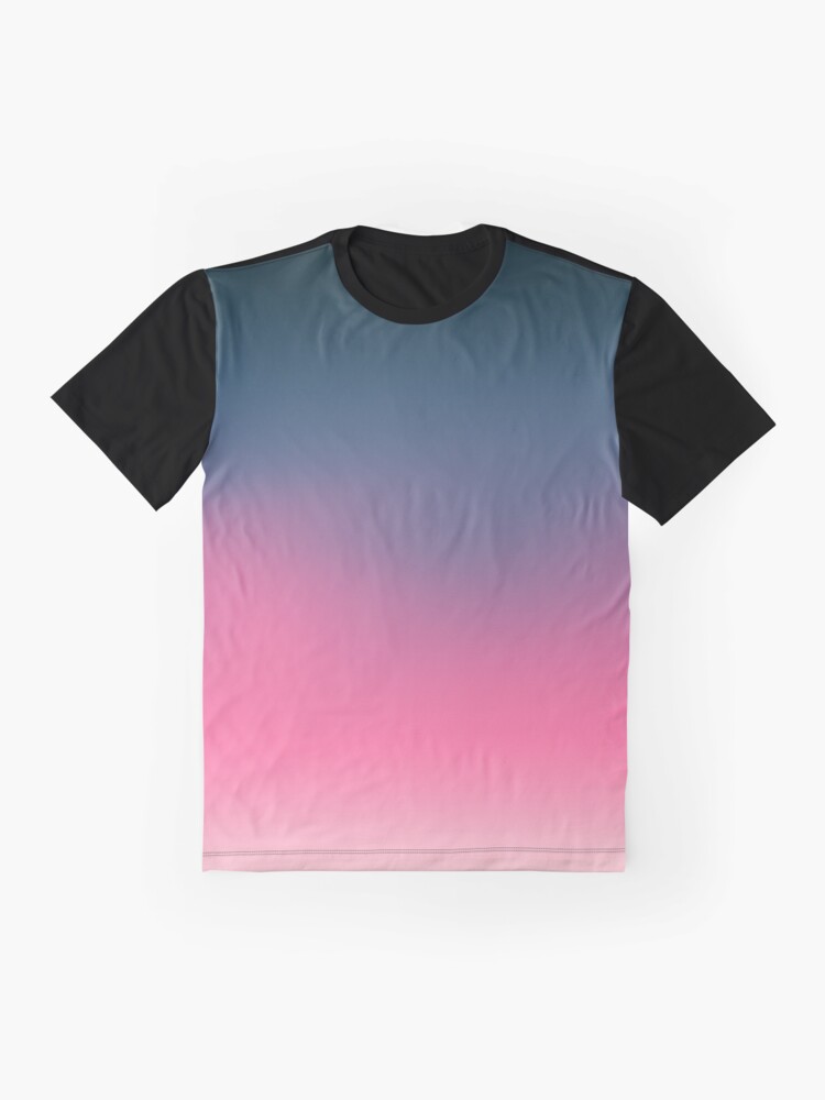 "Bright pink navy gradient ombre abstract background" Graphic T-Shirt ...
