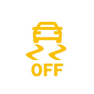 "Traction Control OFF " Sticker for Sale by ASCW | Redbubble