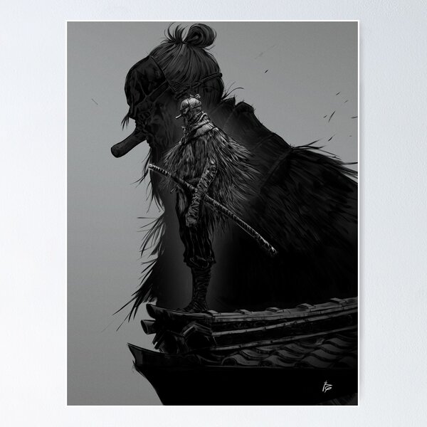 "The Tengu of Ashina" Poster by raquelcornejo | Redbubble