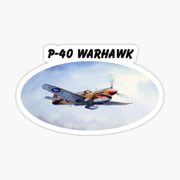 P 40 Warhawk Stickers | Redbubble