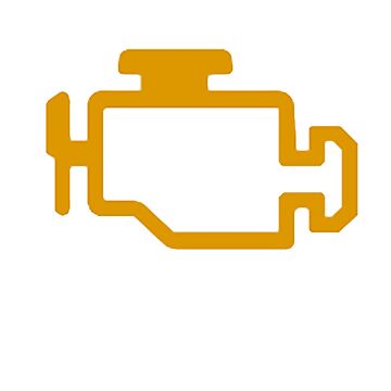 "engine management light" Sticker for Sale by ASCW | Redbubble