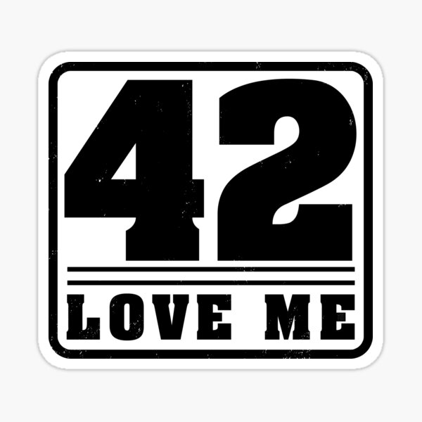 "What does 42 equal" Sticker by Cleave | Redbubble