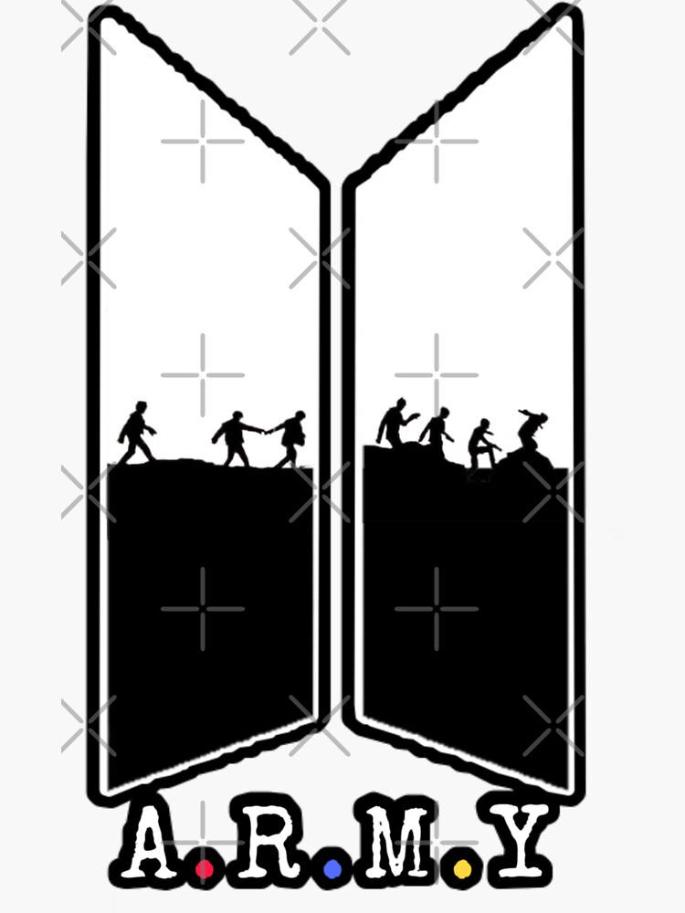 "BTS , army " Sticker by bomzteam | Redbubble