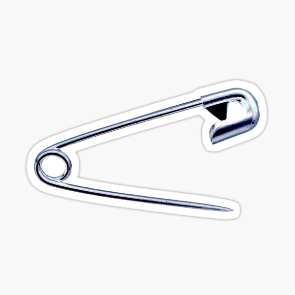 "Safety Pin" Sticker for Sale by babydollchic | Redbubble