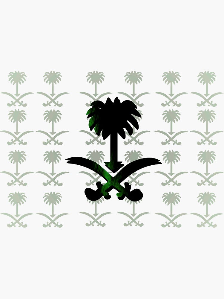 " KSA - Saudi Arabia LOGO" Sticker for Sale by Mr-casper | Redbubble
