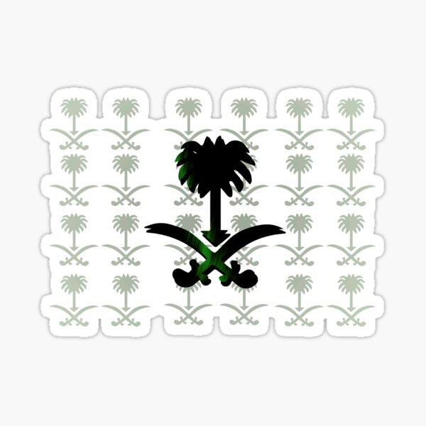 " KSA - Saudi Arabia LOGO" Sticker for Sale by Mr-casper | Redbubble