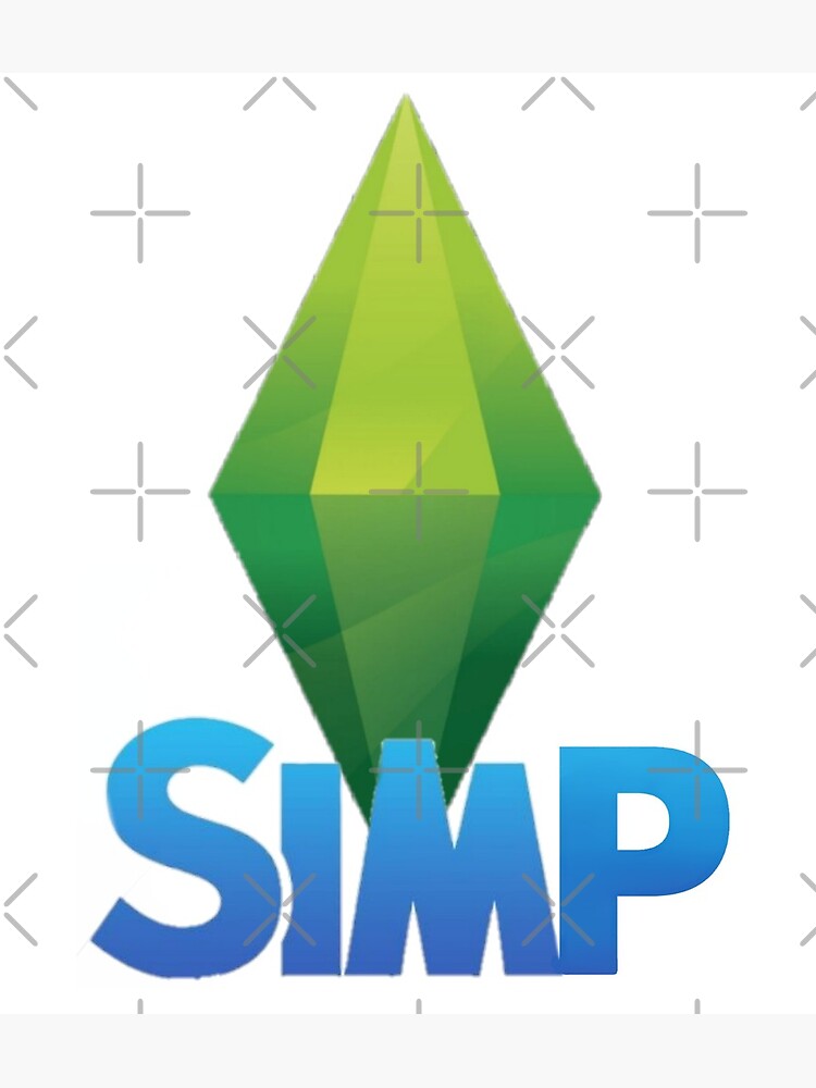 Lámina fotográfica «simp sim tipografía editar» de hoebuxx | Redbubble