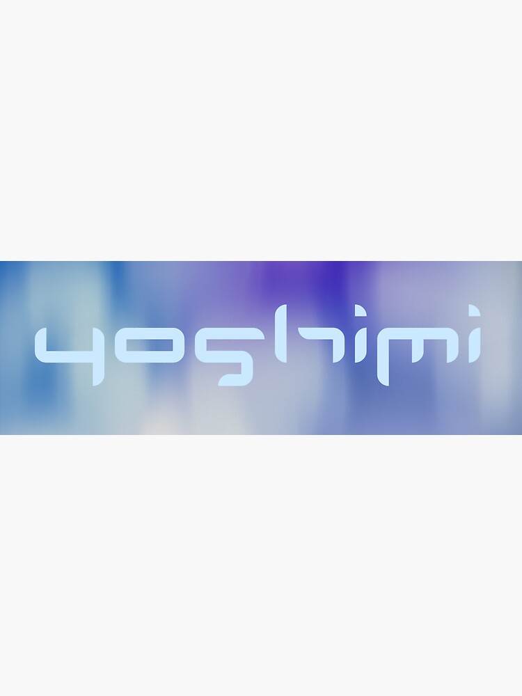 "Yoshimi Y2K Logo" Sticker for Sale by lukewood42 | Redbubble