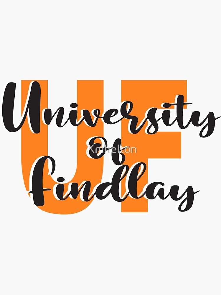 "University of Findlay" Sticker by Kmhelton | Redbubble