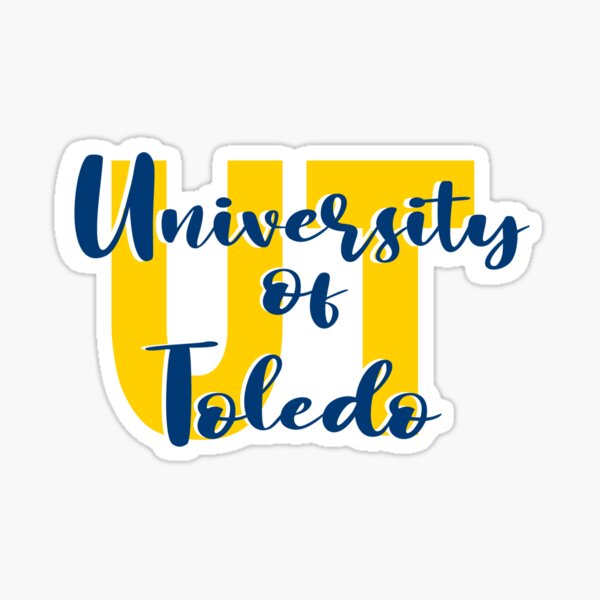 "University of Toledo" Sticker for Sale by Kmhelton | Redbubble