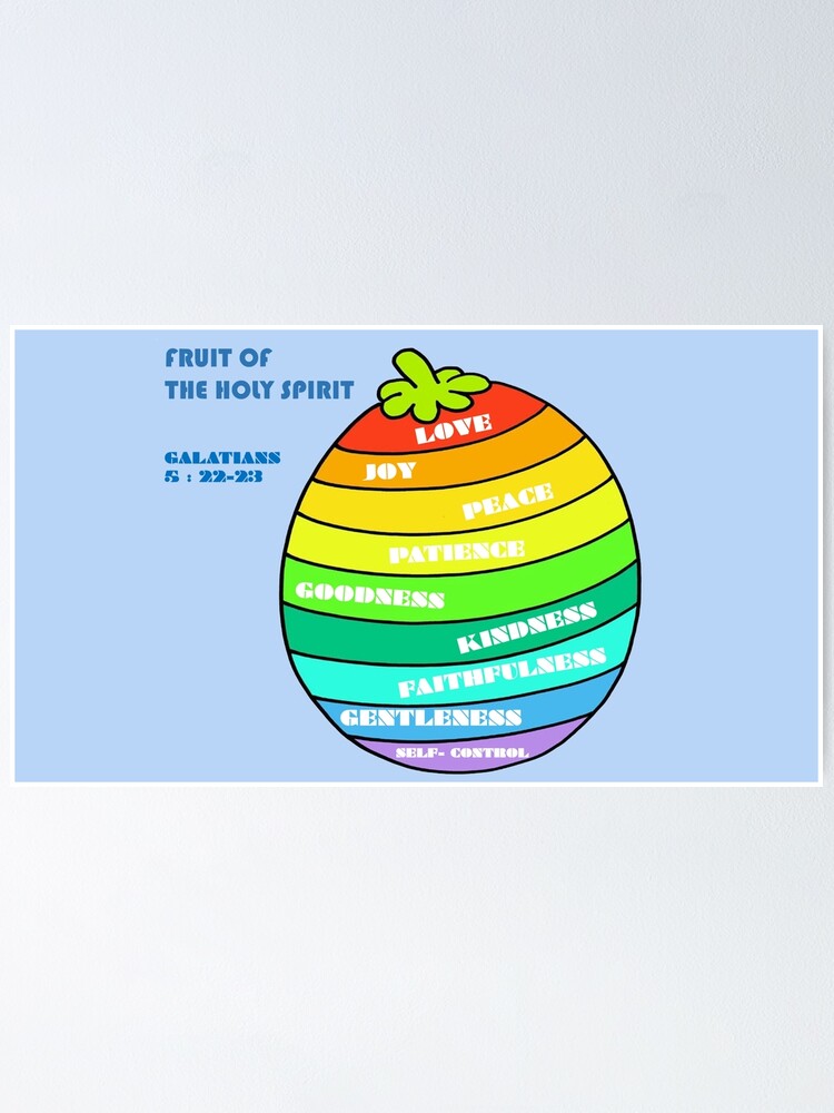 "FRUIT OF THE HOLY SPIRIT" Poster by wildlittlefan | Redbubble