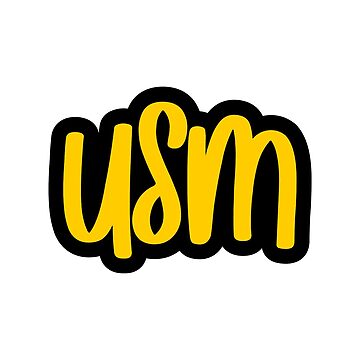 "USM smttt eagles sticker" Sticker for Sale by Shayla Pierson | Redbubble