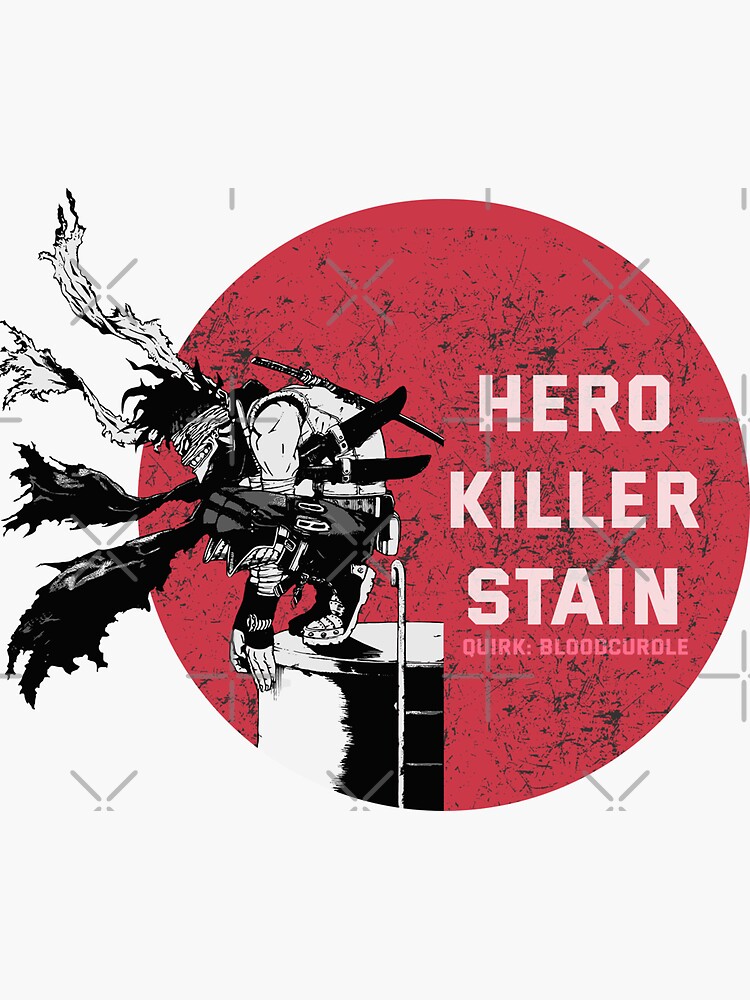 "Boku No Hero Academia Hero Killer a.ka. Stain, Quirk: Bloodcurdle ...