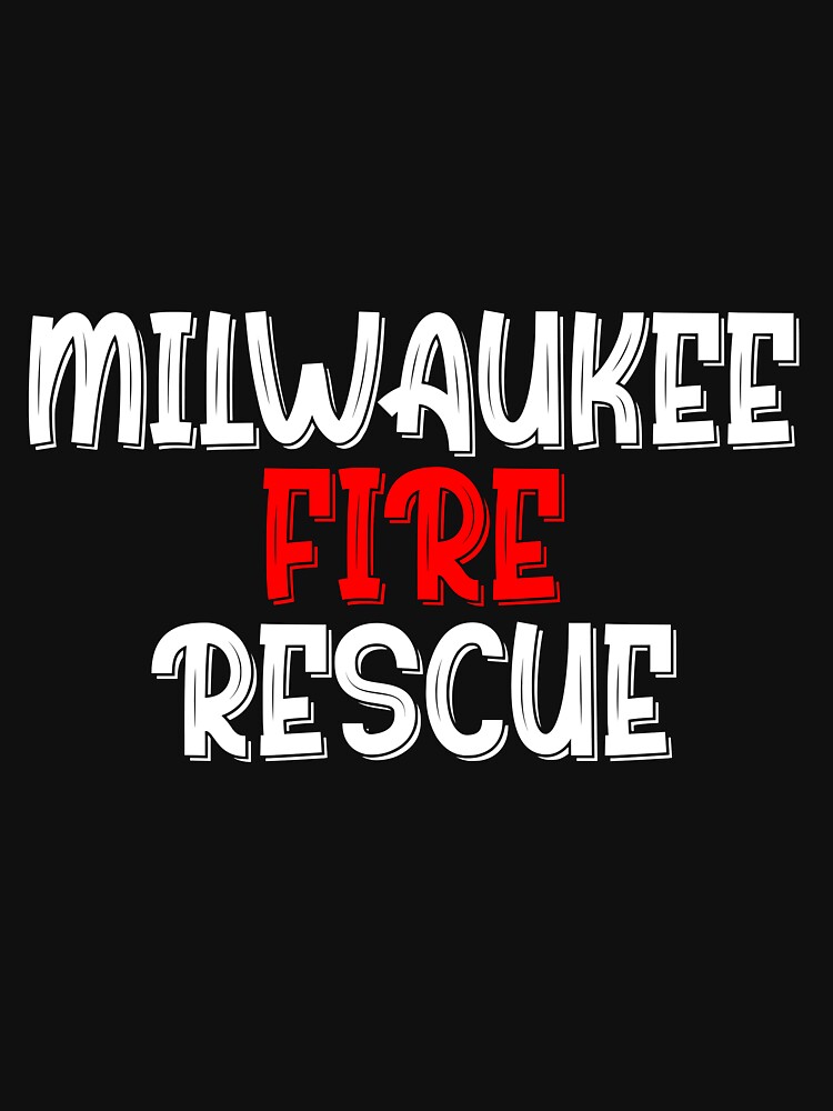 "milwaukee fire rescue" Essential T-Shirt by NewRedbubble | Redbubble