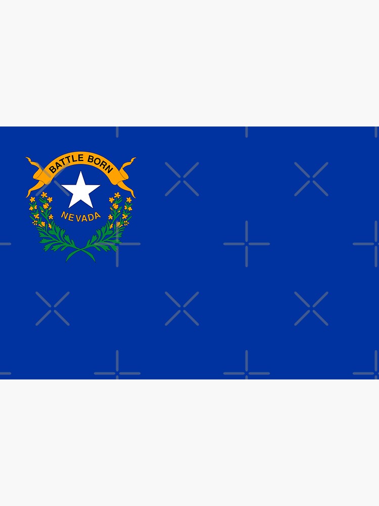 "Nevada NV Official State Flag" Sticker for Sale by states | Redbubble