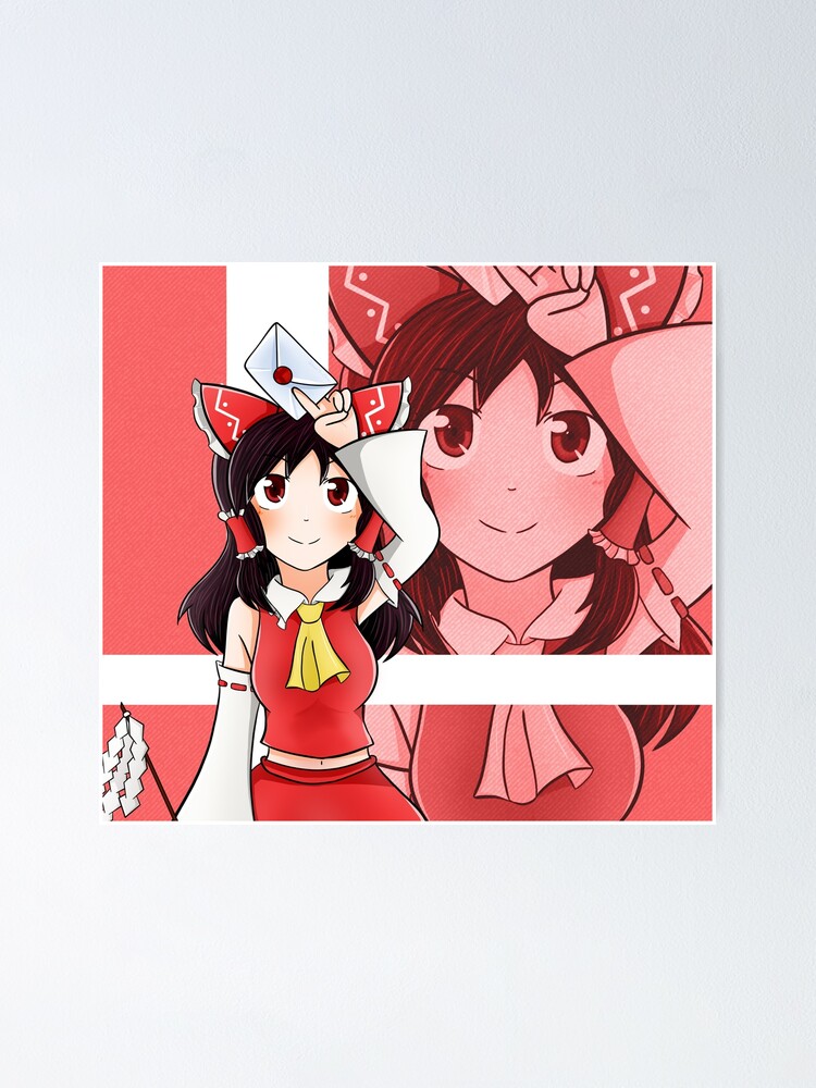 "Reimu for Smash!" Poster by DiscordChan | Redbubble