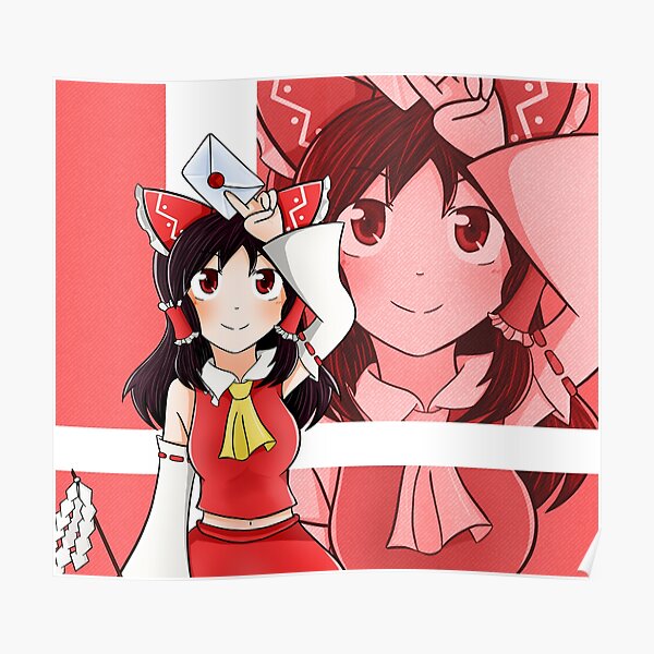 "Reimu for Smash!" Poster by DiscordChan | Redbubble