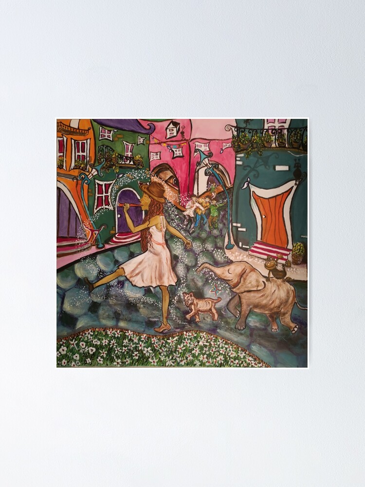 "The pied piper magic girl" Poster by monigotoons | Redbubble