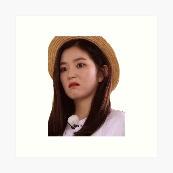 "Red Velvet Irene Meme Face" Art Print by Allthingskpop | Redbubble