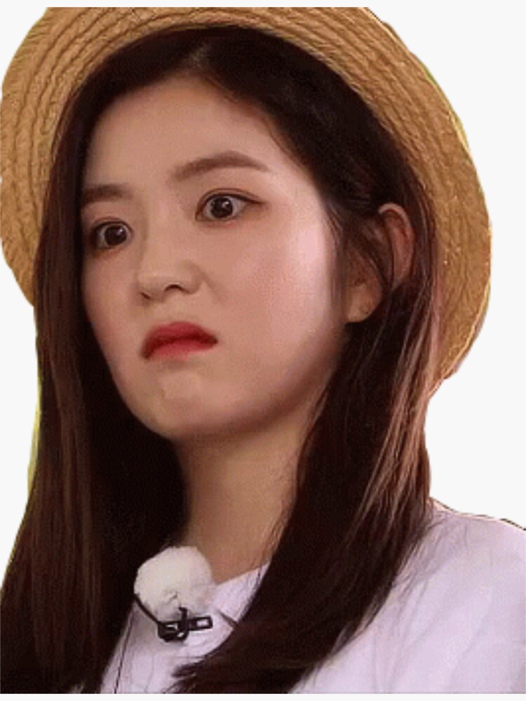 "Red Velvet Irene Meme Face" Sticker for Sale by Allthingskpop | Redbubble